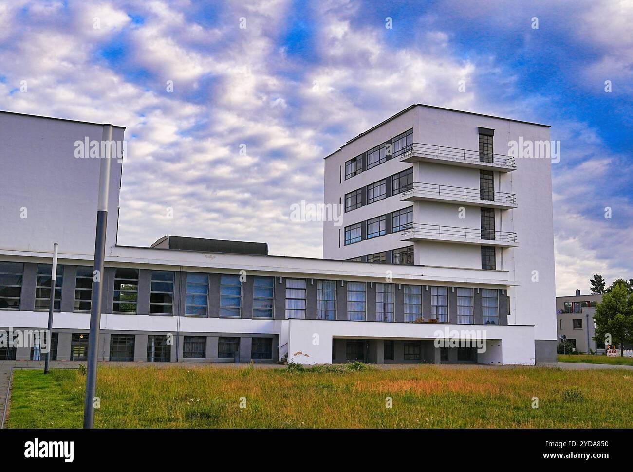 Bauhaus building in Dessau by Walter Gropius, 1926 Stock Photo - Alamy