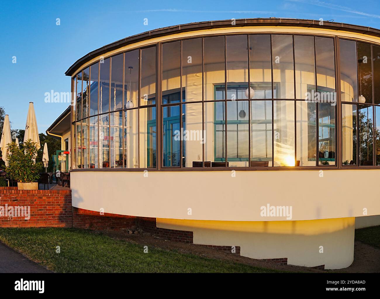 Kornhaus Dessau Bauhaus building by Carl Fieger, 1929/1930 Stock Photo ...