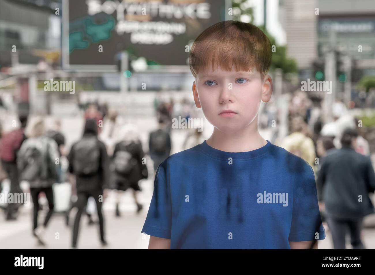 Double exposure people movement hi-res stock photography and images - Alamy