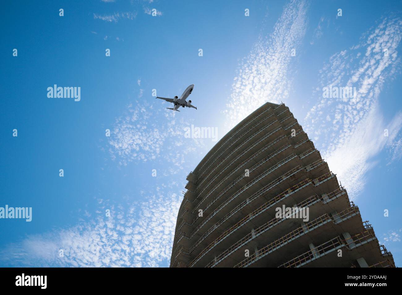 Flying over building construction site hi-res stock photography and ...