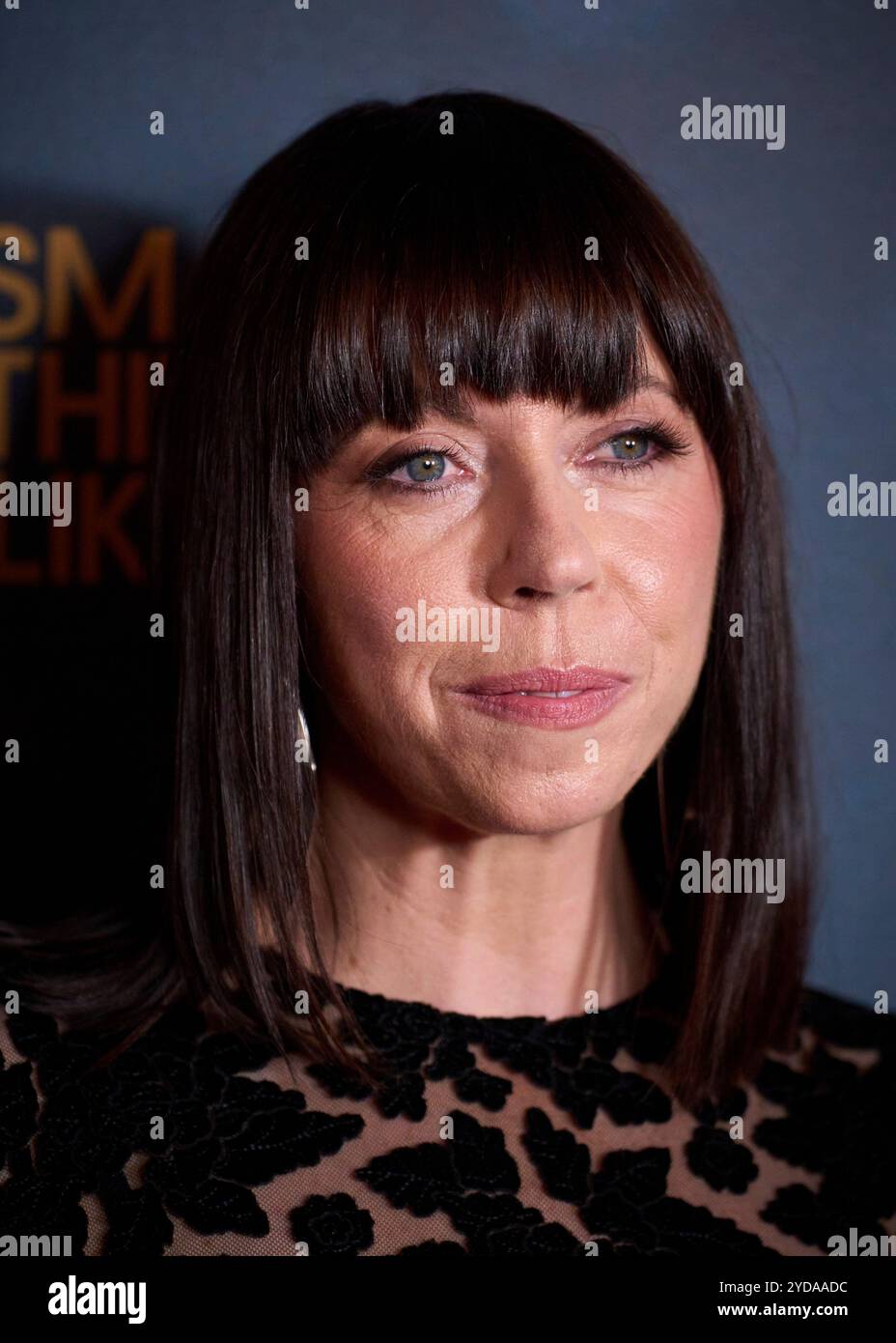 Eileen Walsh poses for photographers upon arrival at the premiere of the film 'Small Things Like ...