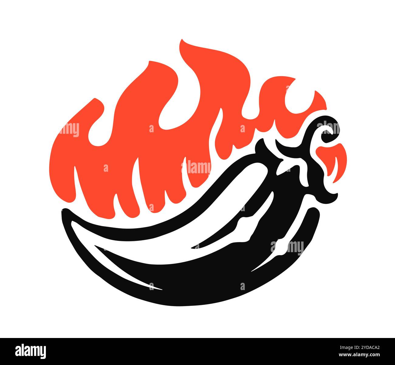 Red chile pepper in Stock Vector Images - Alamy