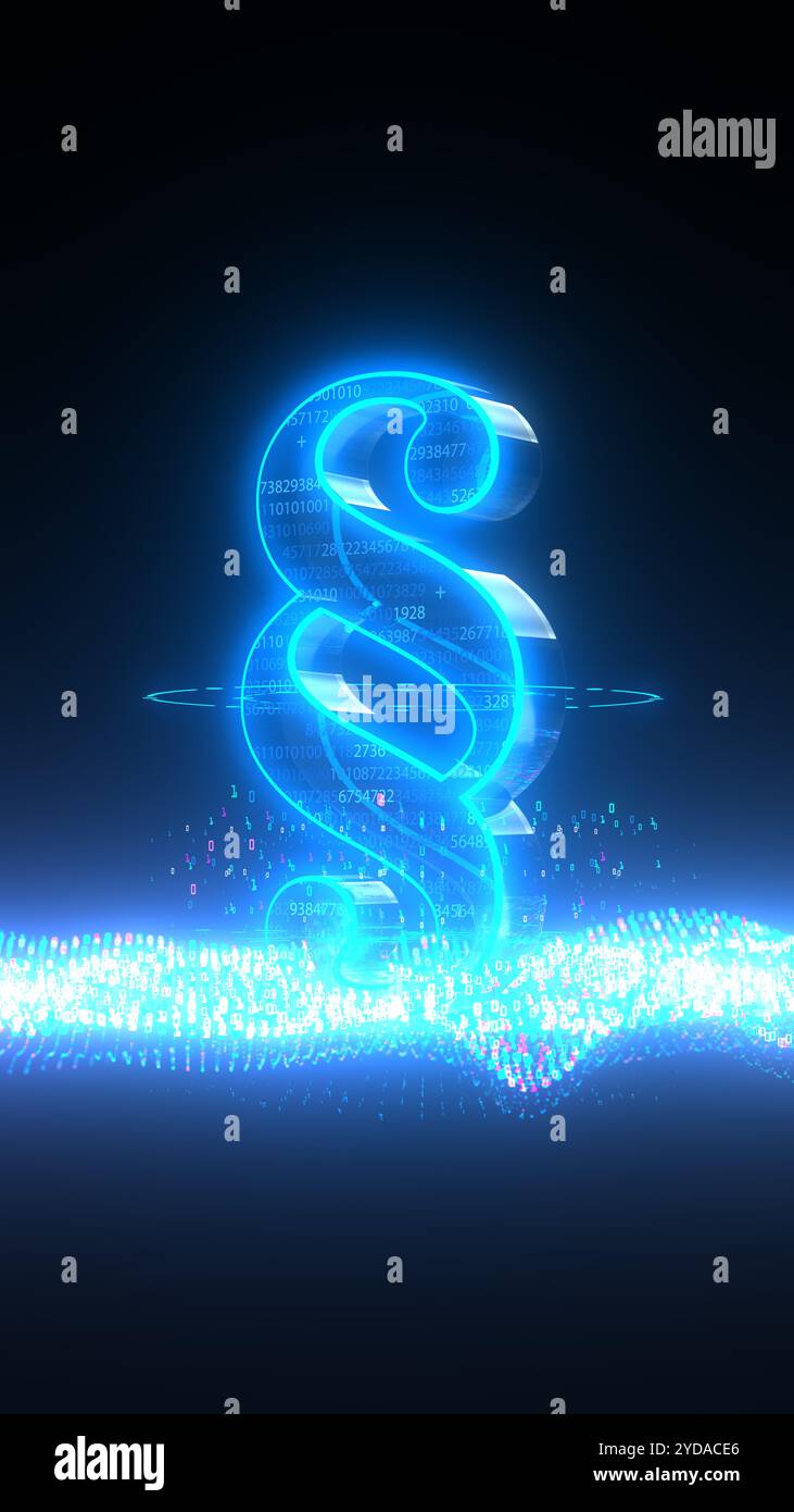 Data Law Concept - 3D illustration Stock Photo - Alamy