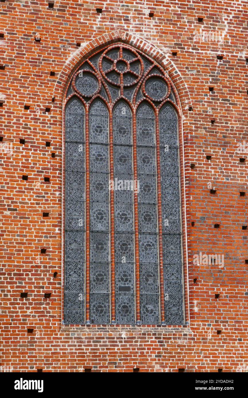 Church window of the monastery church in Rehna, Germany Stock Photo - Alamy