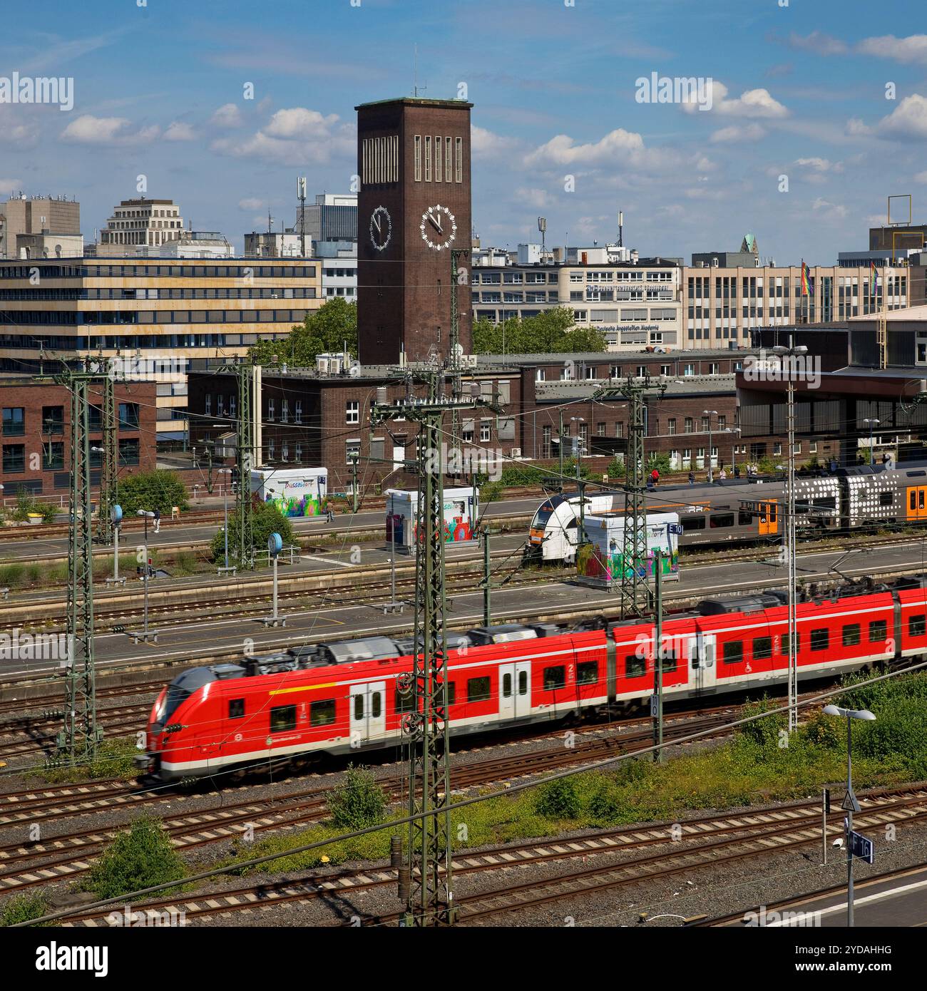 Above clock tower main train hi-res stock photography and images - Alamy