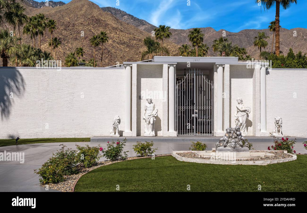 Liberace house in Palm Springs, California, USA Stock Photo - Alamy