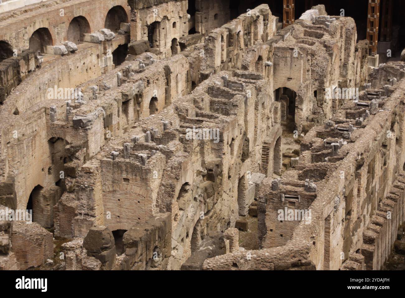 Ruins of the Colosseum or Coliseum in Rome Italy Close Up Stock Photo ...