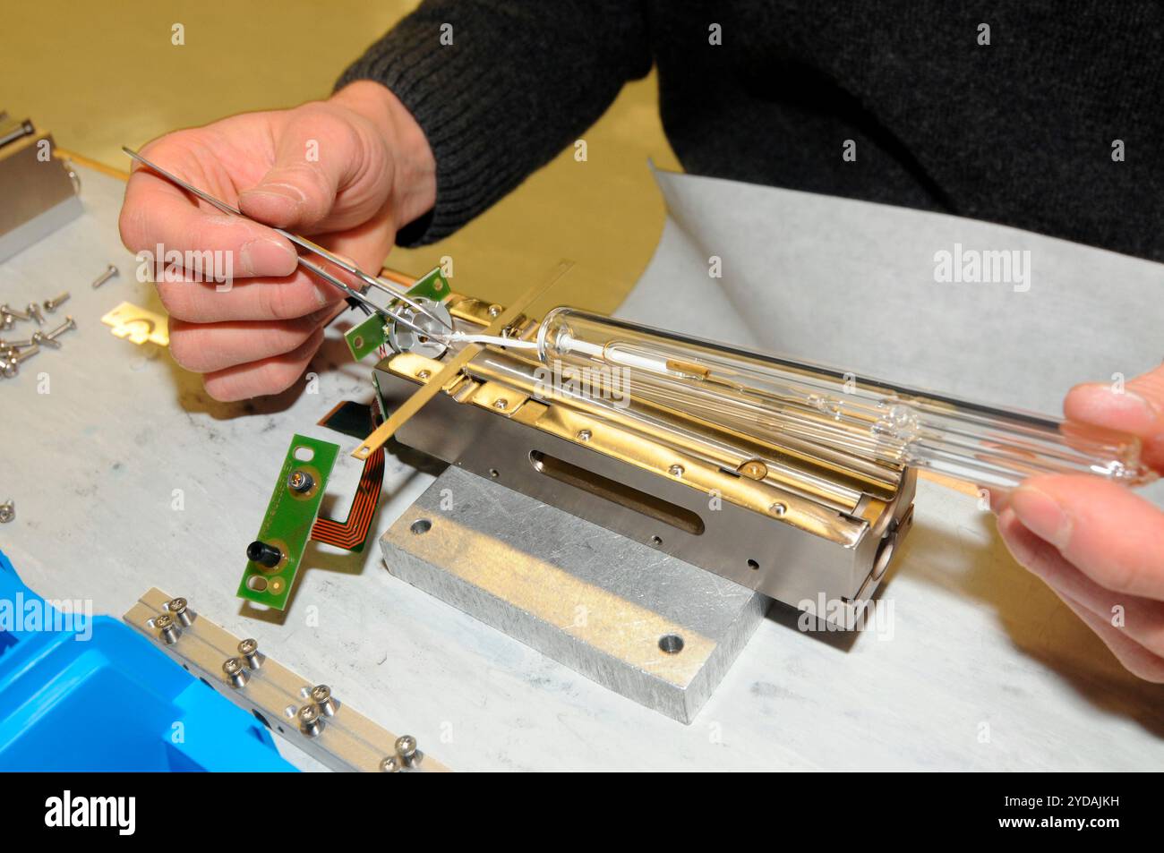 Precision mechanic used by watchmaker and goldsmith Stock Photo - Alamy