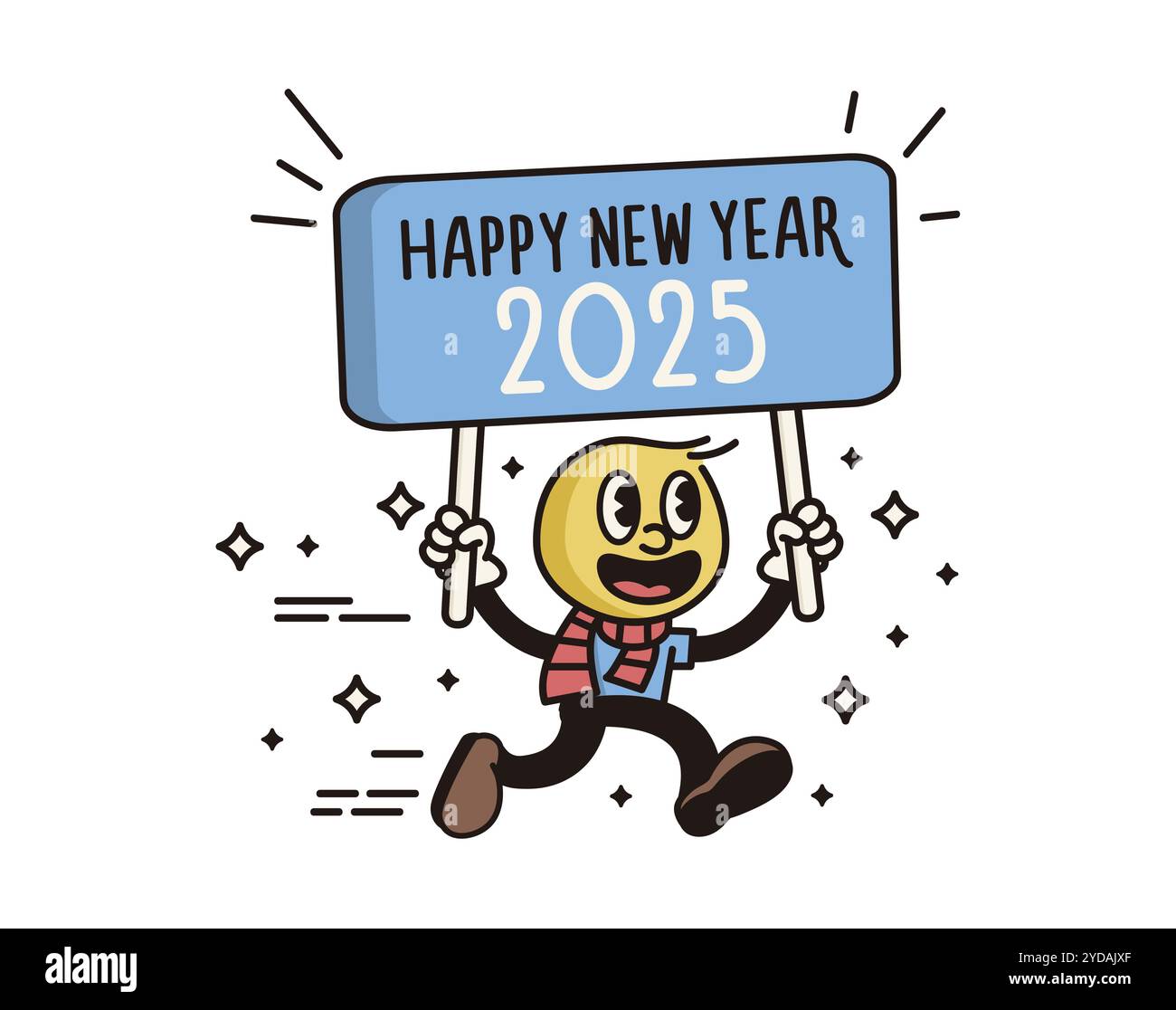 Playful 2026 cartoon number character hi-res stock photography and ...