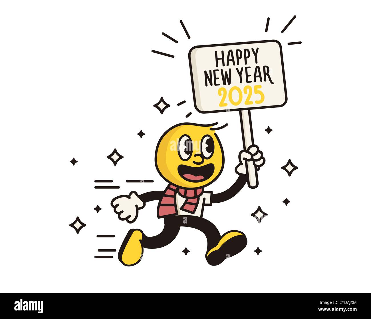 Playful 2026 cartoon number character hi-res stock photography and ...