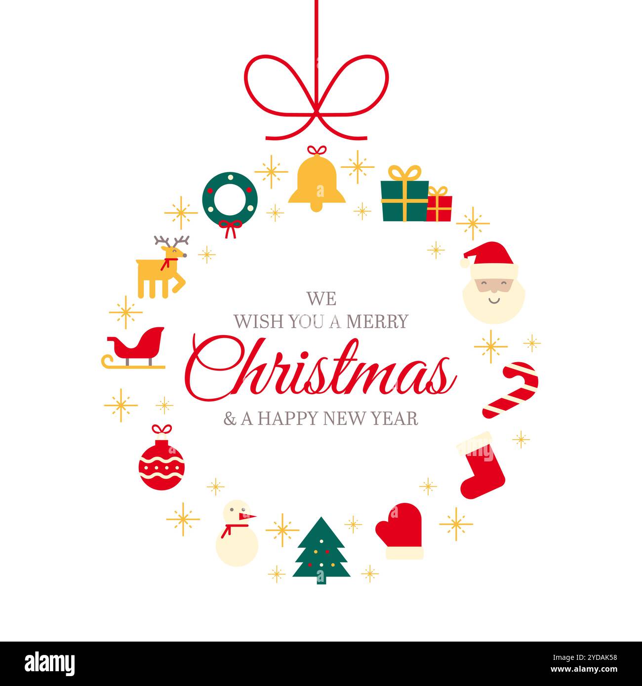 Festive celebration icons Cut Out Stock Images & Pictures - Alamy