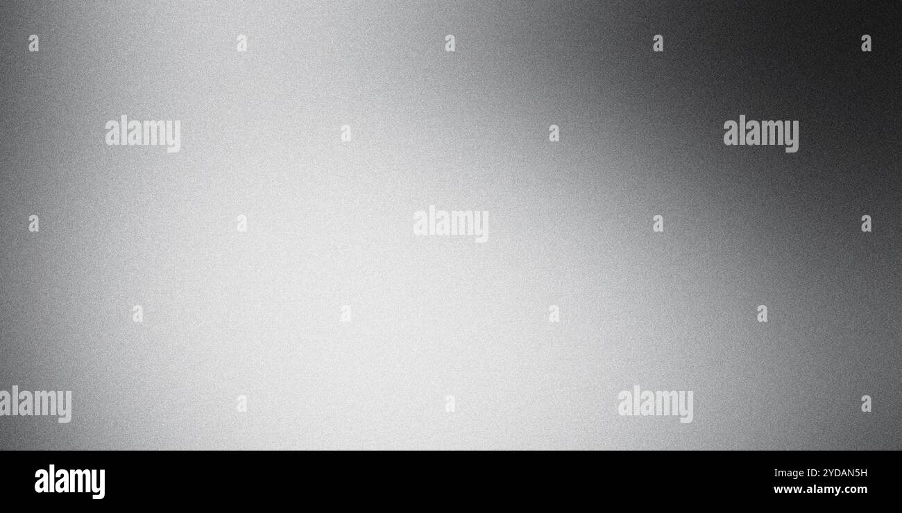 Abstract silver gradient background with grainy texture fading to black ...