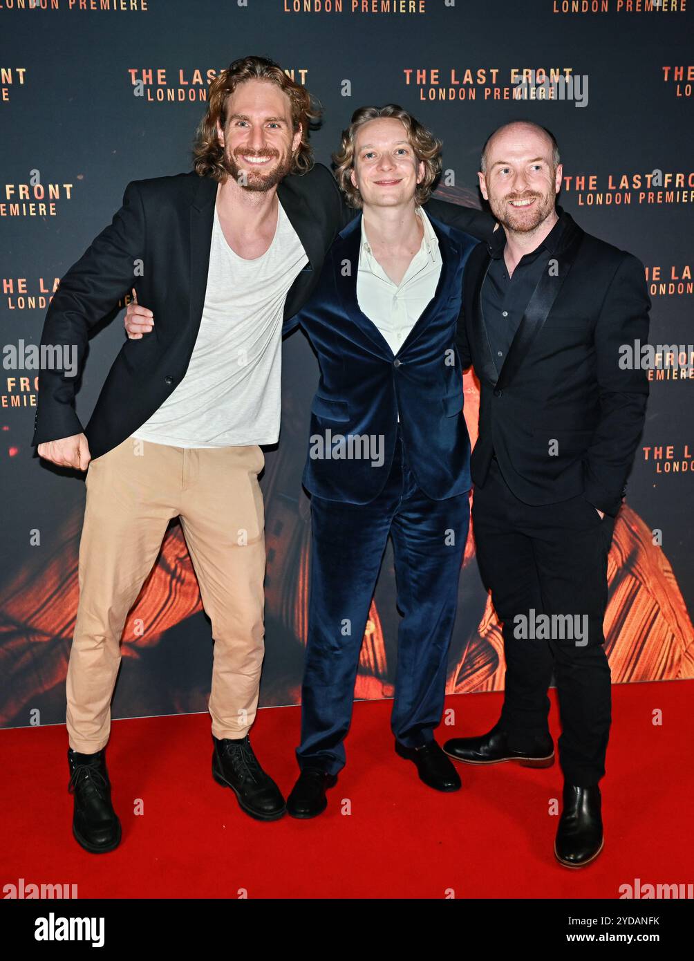 LONDON, UK. 25th Oct, 2024. Leander Vyvey, James Downie, Kevin Murphy ...