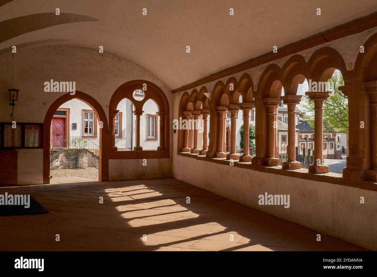 The collegiate basilica in Aschaffenburg in Germany Stock Photo - Alamy