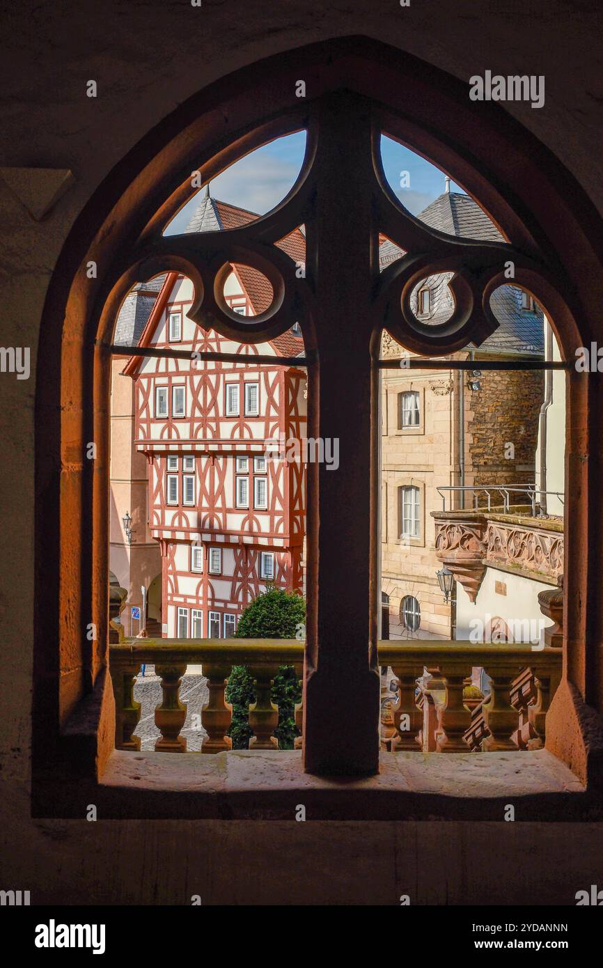 The collegiate basilica in Aschaffenburg in Germany Stock Photo - Alamy