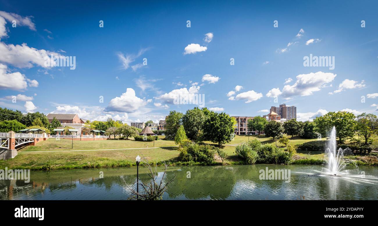 9 Sept. 2024-Maryville, TN: Wide angle skyscape view, from county ...