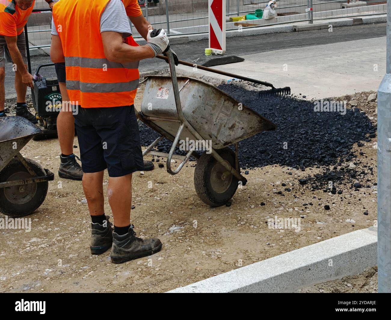 Road construction in civil engineering Stock Photo - Alamy