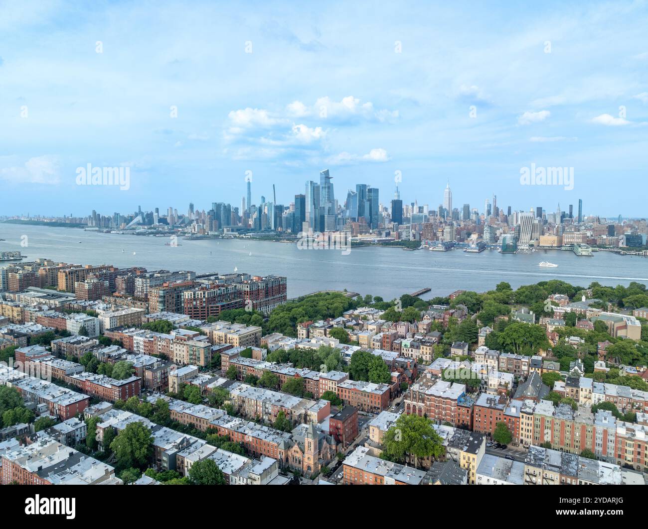 Aerial view hoboken new hi-res stock photography and images - Alamy