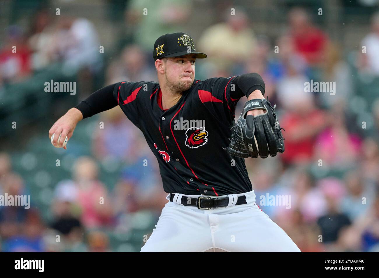 Rochester Red Wings pitcher Jackson Rutledge (22) during an MiLB ...