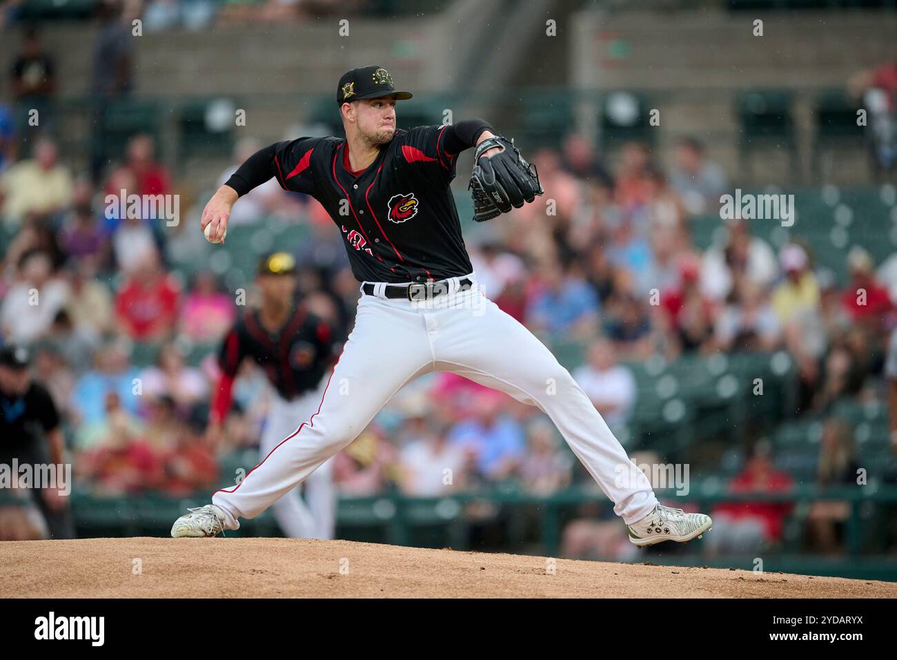 Rochester Red Wings pitcher Jackson Rutledge (22) during an MiLB ...