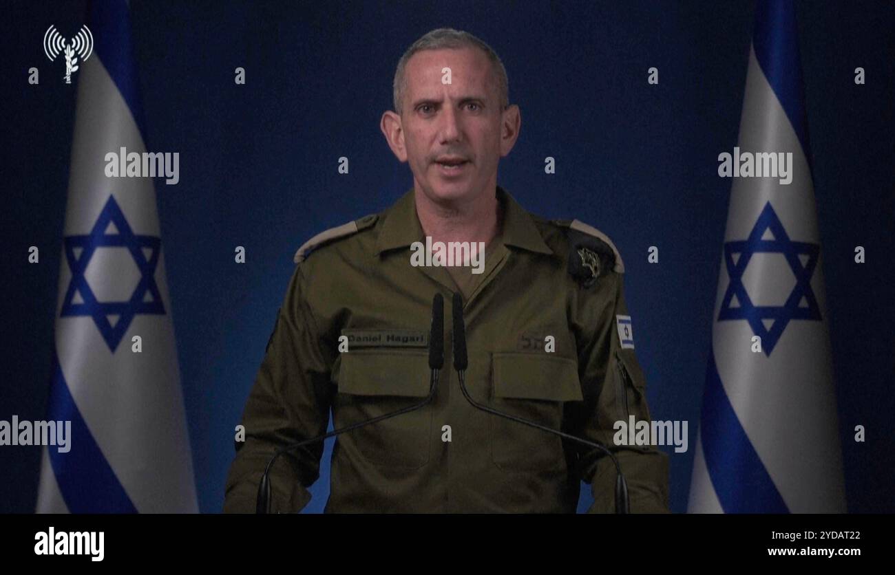 In this image taken from video released by the Israel Defense Forces ...
