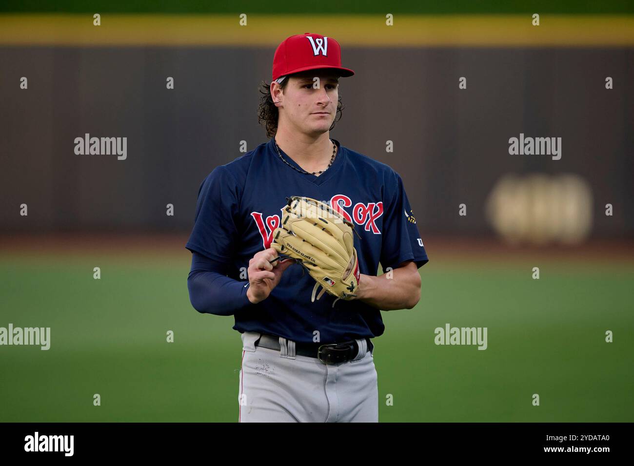 Worcester Red Sox outfielder Roman Anthony (19) during warmups before ...
