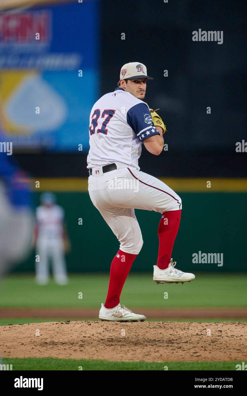 Rochester Red Wings pitcher Joe La Sorsa (37) during an MiLB ...