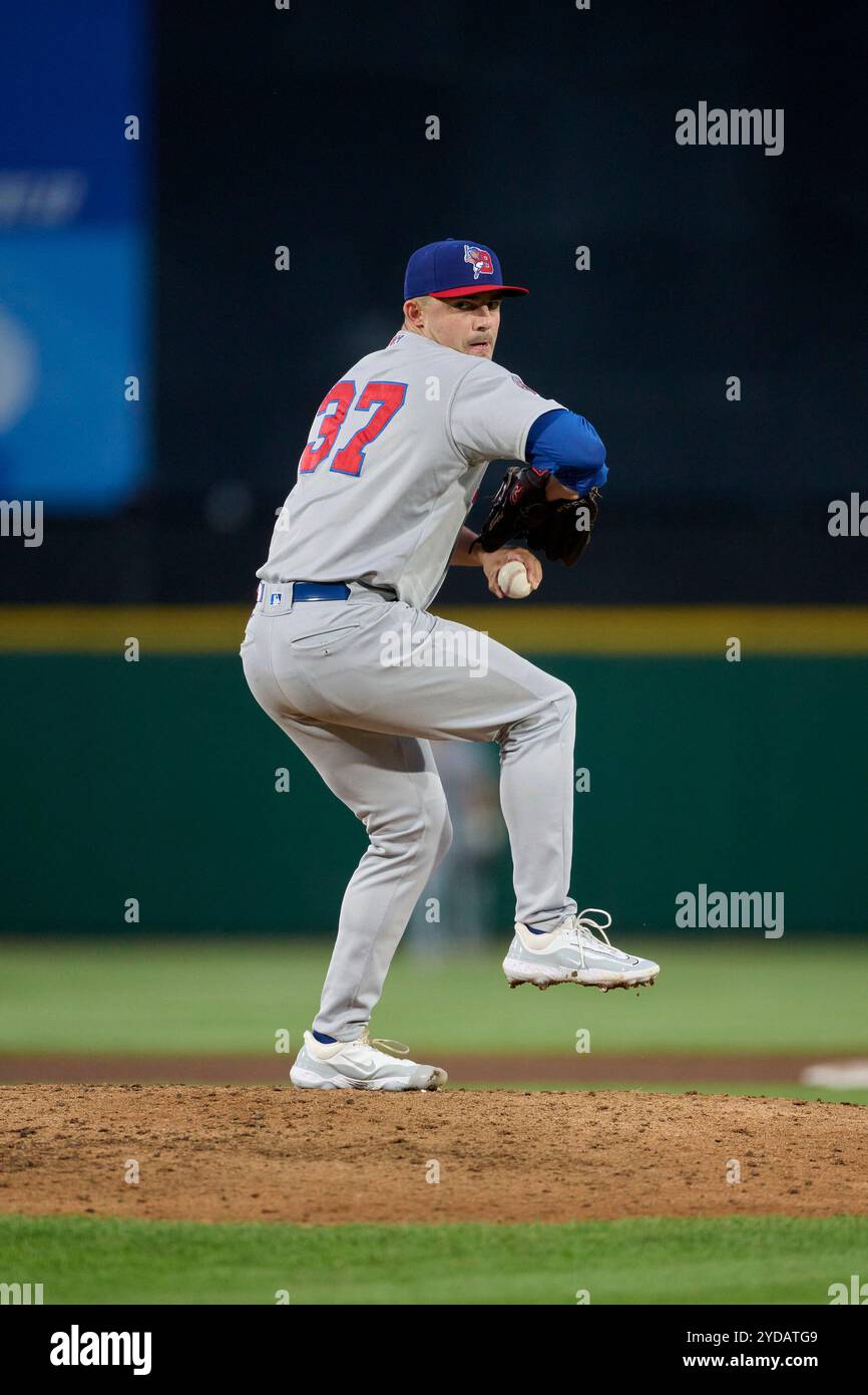 Buffalo Bisons pitcher Brandon Eisert (37) during an MiLB International ...
