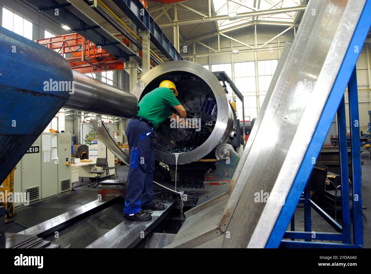 Working in the iron industry Stock Photo - Alamy