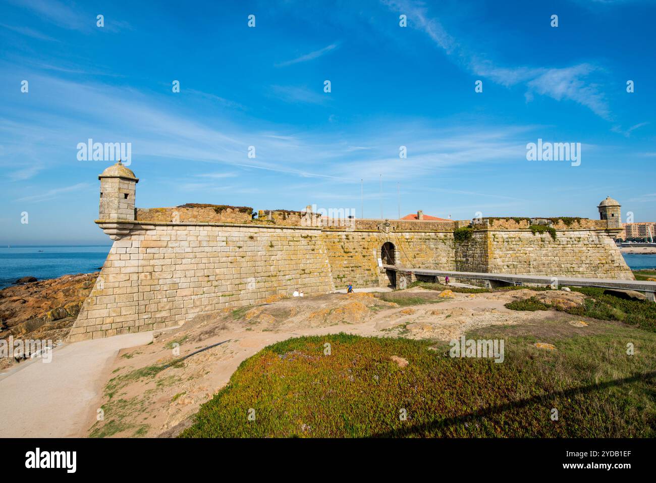 Fort of São Francisco Xavier or Castelo do Queijo on Douro River, Porto ...