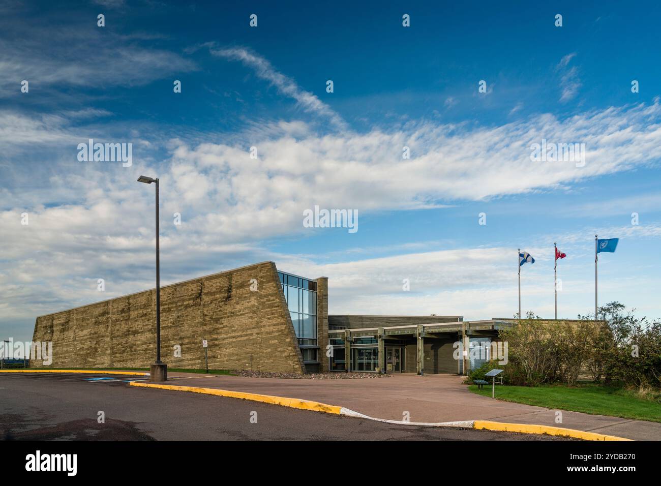 Joggins Fossil Cliffs & Centre Joggins, Nova Scotia, CAN Stock Photo ...