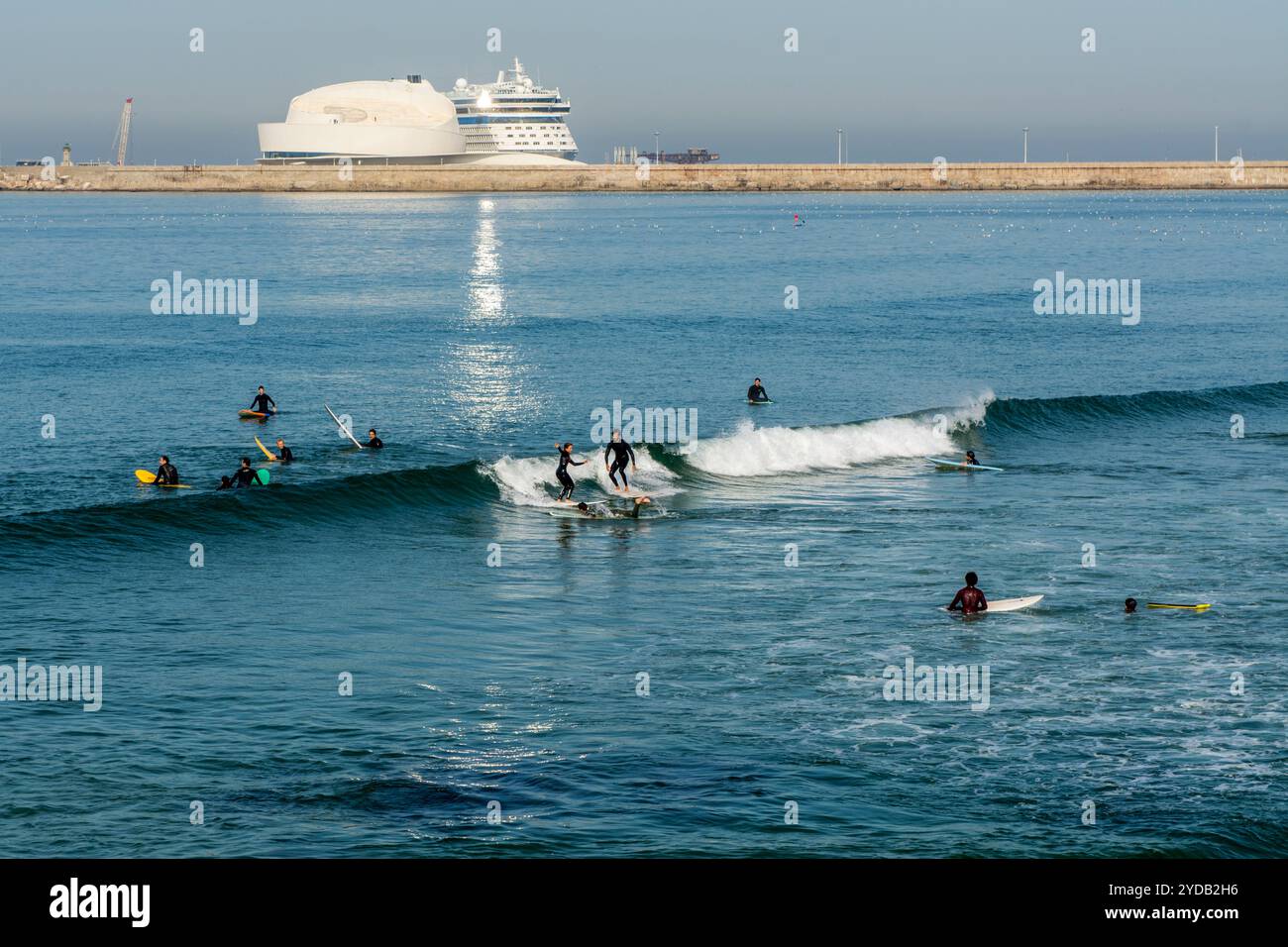 Cruise terminal at Matosinhos Beach near Saint Francis Xavier Fort ...