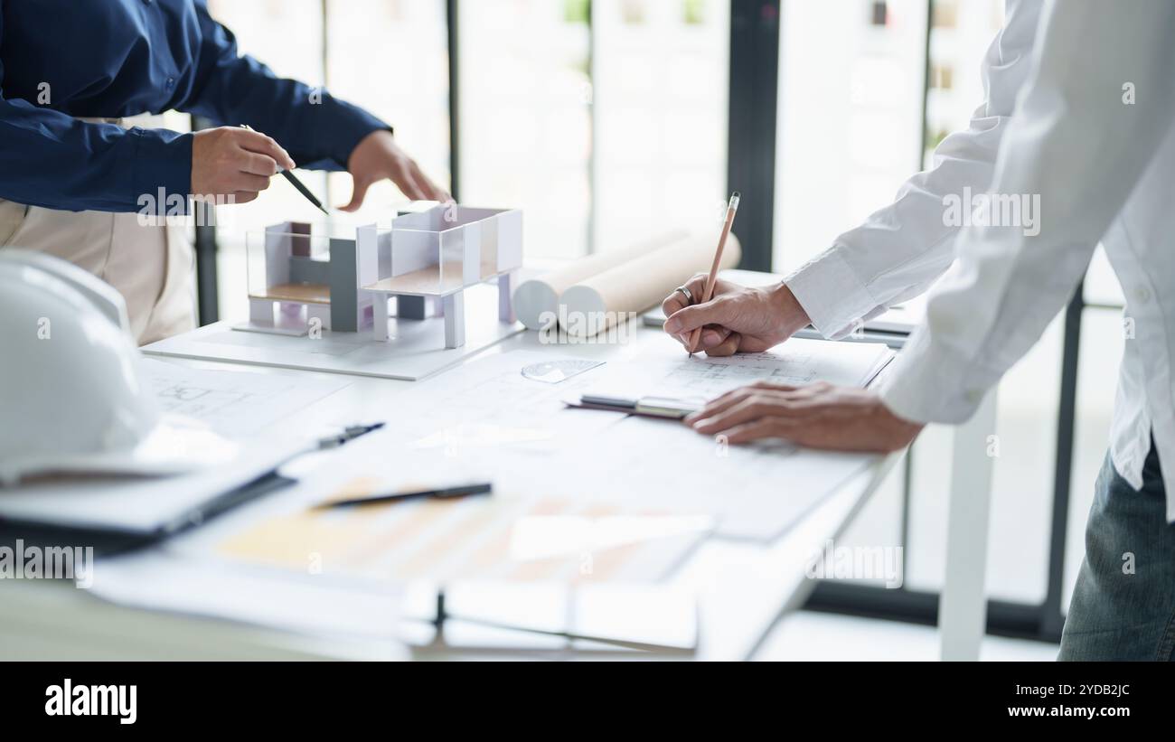 Architecture drawing on architectural Creative project business ...