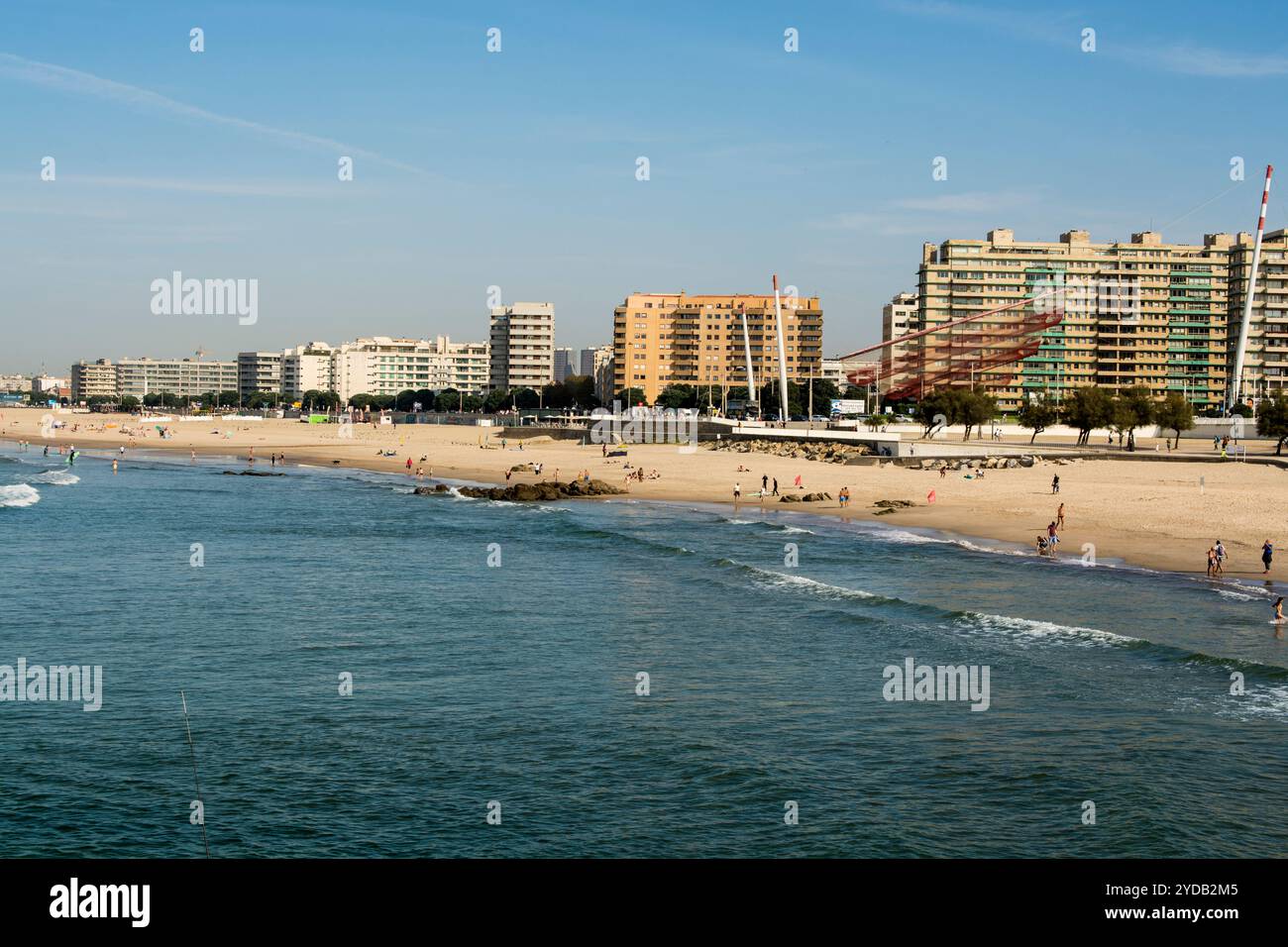 Praia de Matosinhos (Matosinhos Beach) near Saint Francis Xavier Fort ...