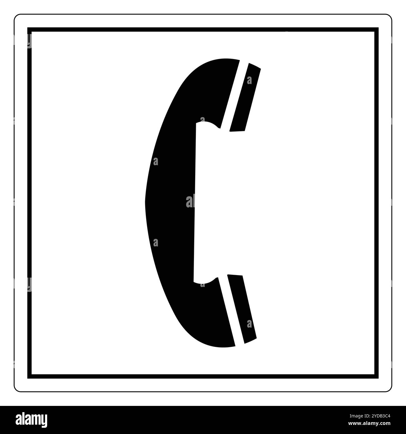 Vintage telephone device icon Black and White Stock Photos & Images - Alamy