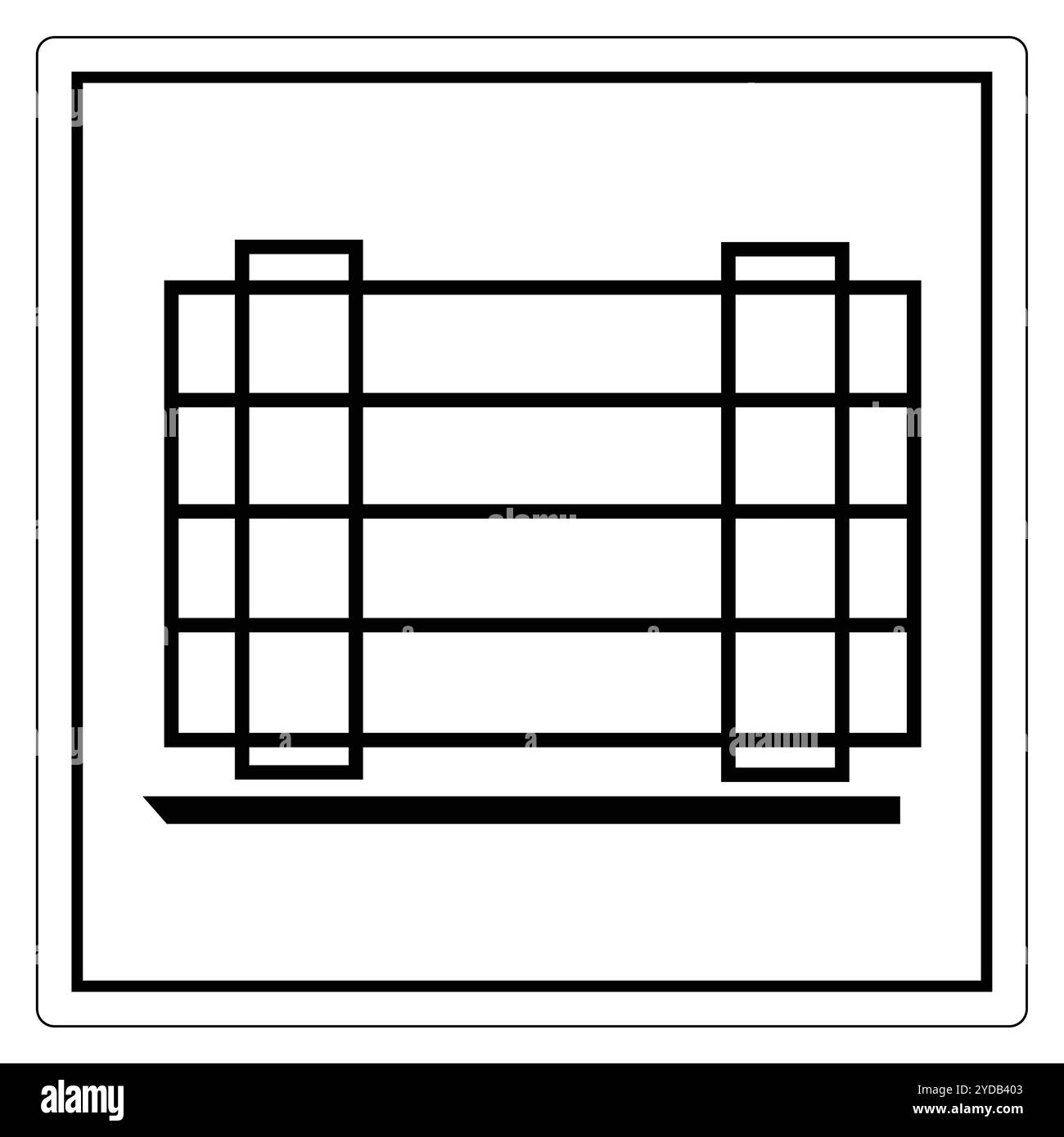 Simple Outline of Grid Structure Design Stock Vector Image & Art - Alamy