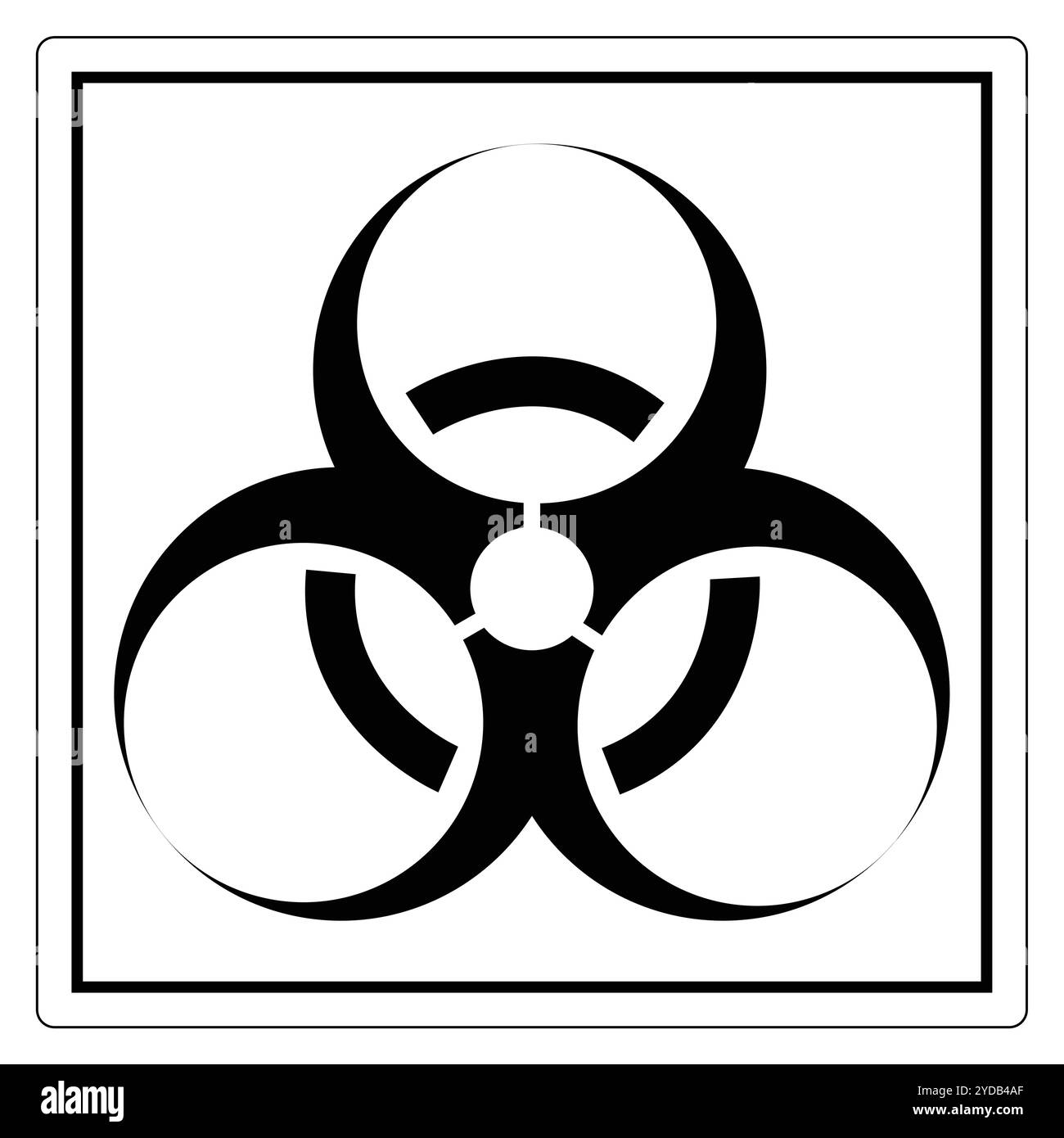Biohazard Symbol for Safety and Hazard Awareness Stock Vector Image ...