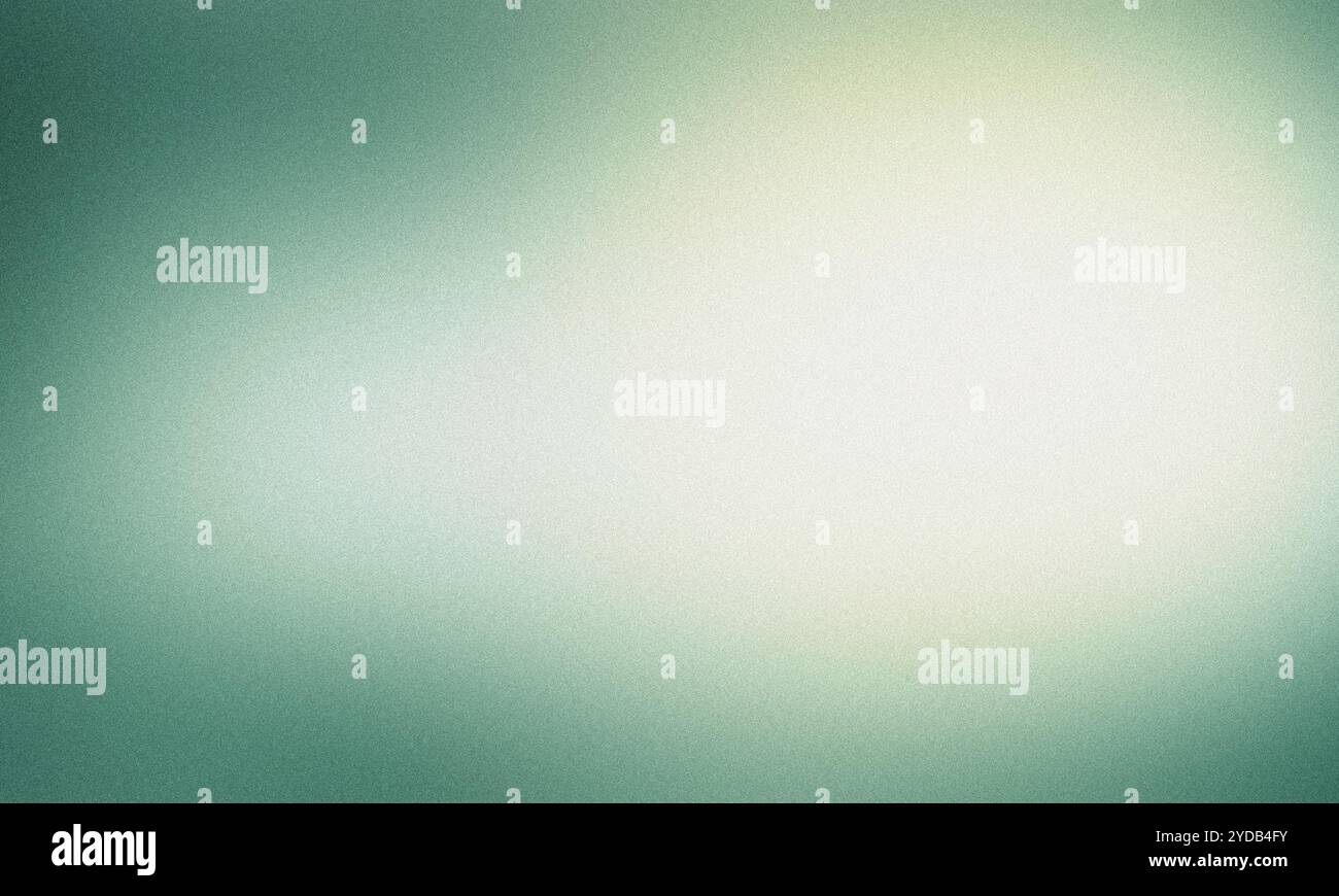 Green and white grainy gradient background fading from dark to light ...