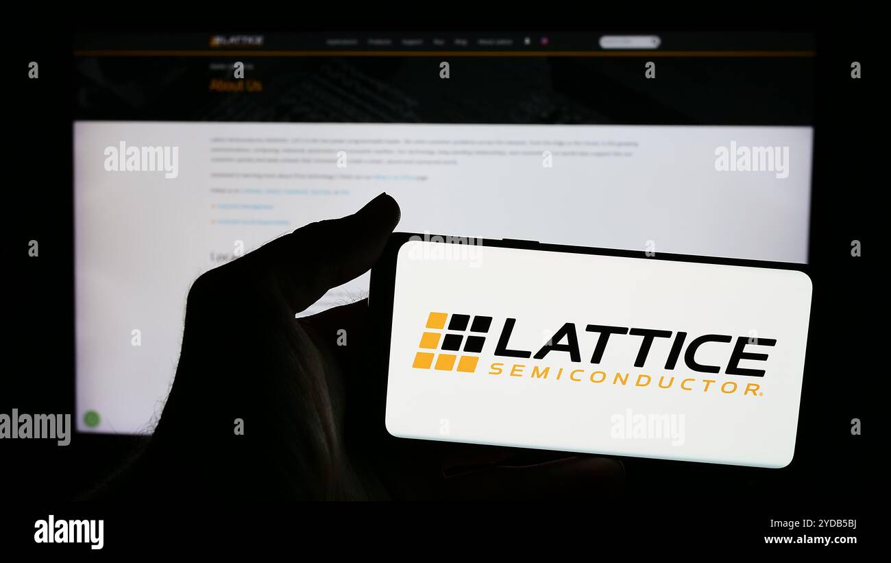 In this photo illustration, a person is holding a smartphone with the ...