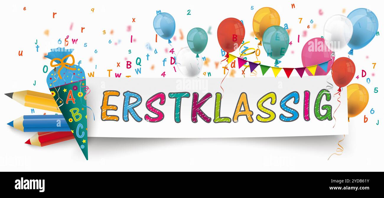 Candy cones and balloons eps 10 vector file hi-res stock photography ...