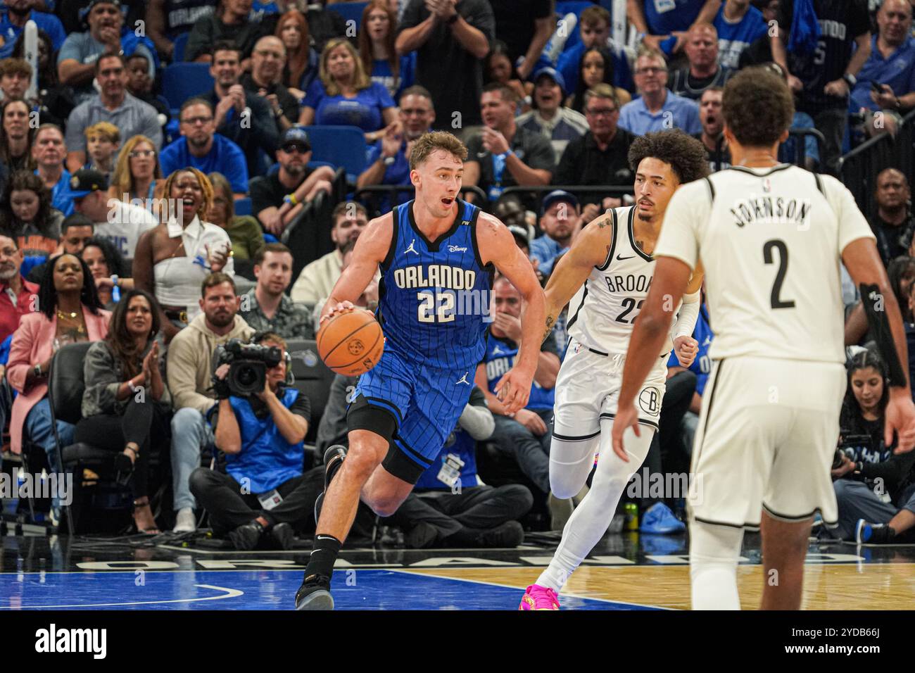 Orlando, Florida, USA, October 25, 2024, Orlando Magic forward Franz ...