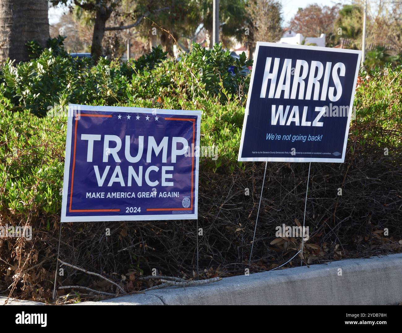 Venice, Florida, USA – Oct 24, 2024: Trump/Vance ‘Make America Great ...