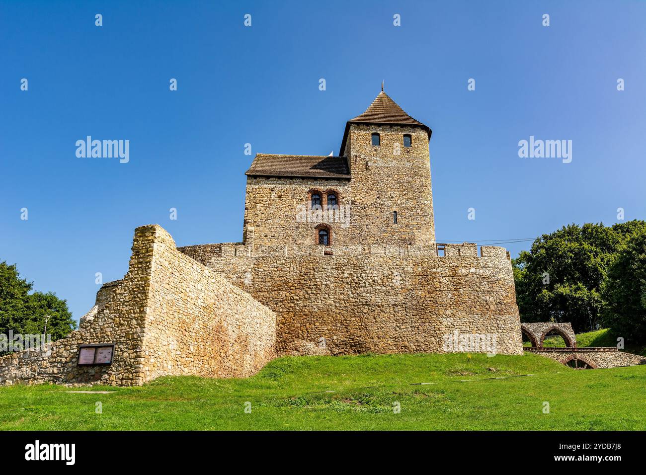 Castle from 14th century in Bedzin (Poland Stock Photo - Alamy