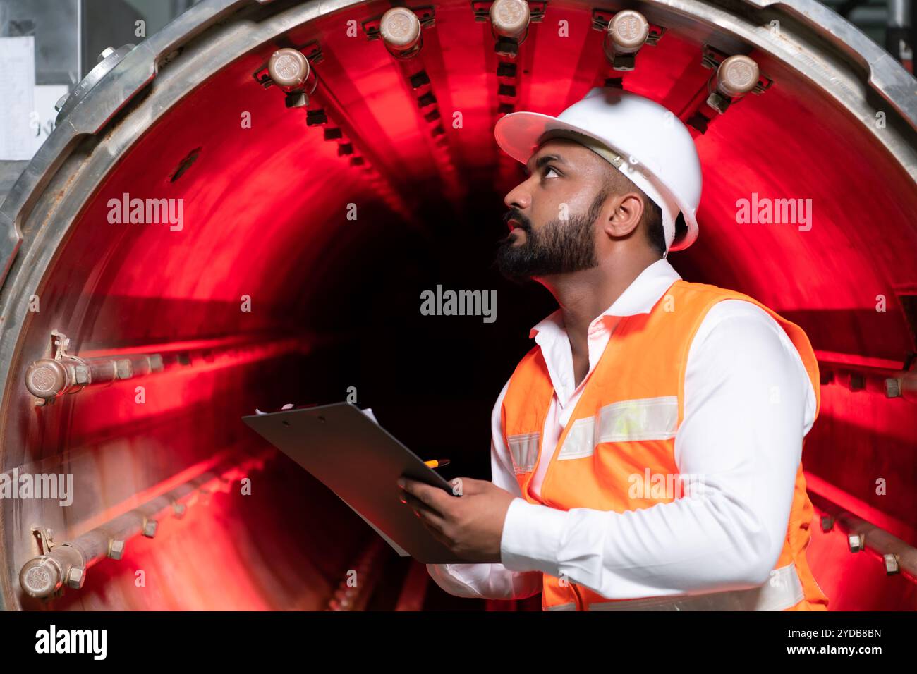 Chief Engineer of the Mechanical Plant Conduct inspection of the ...