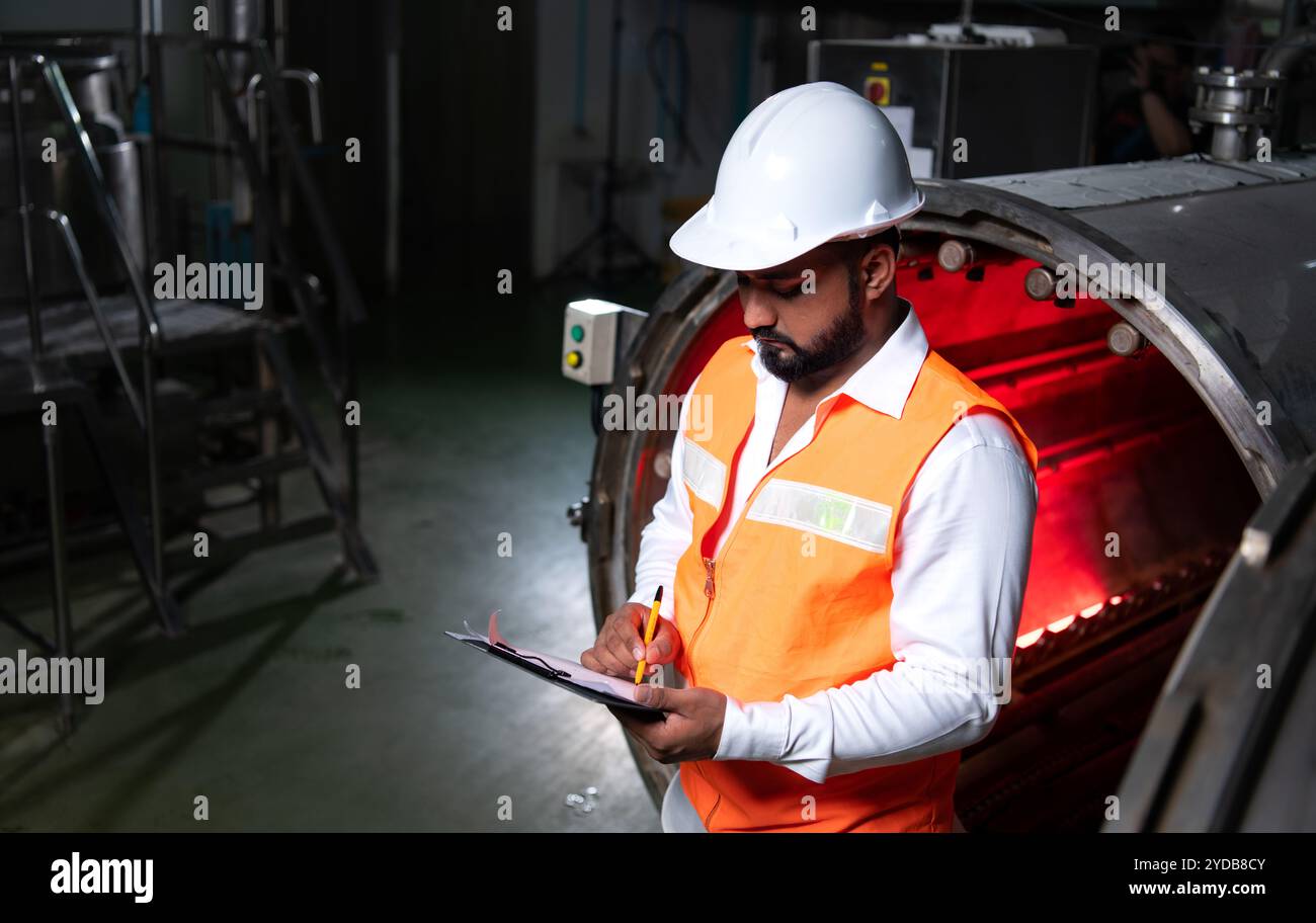 Chief Engineer of the Mechanical Plant Conduct inspection of the ...