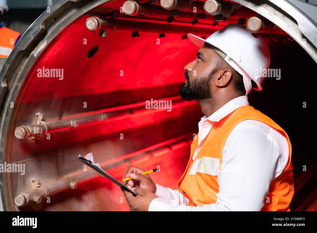 Chief Engineer of the Mechanical Plant Conduct inspection of the ...