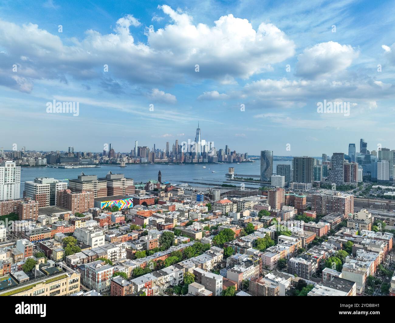 Downtown hoboken new jersey aerial hi-res stock photography and images - Alamy