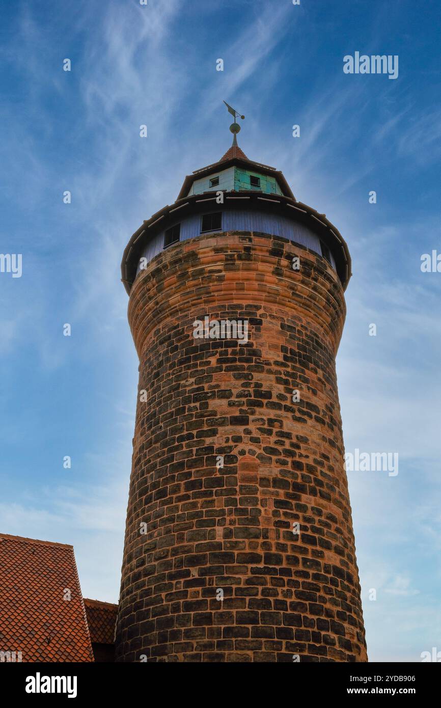 View of the Sinwell Tower of Nuremberg Castle, Germany Stock Photo - Alamy