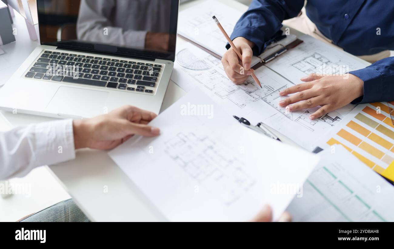 Architecture drawing on architectural project business architecture ...