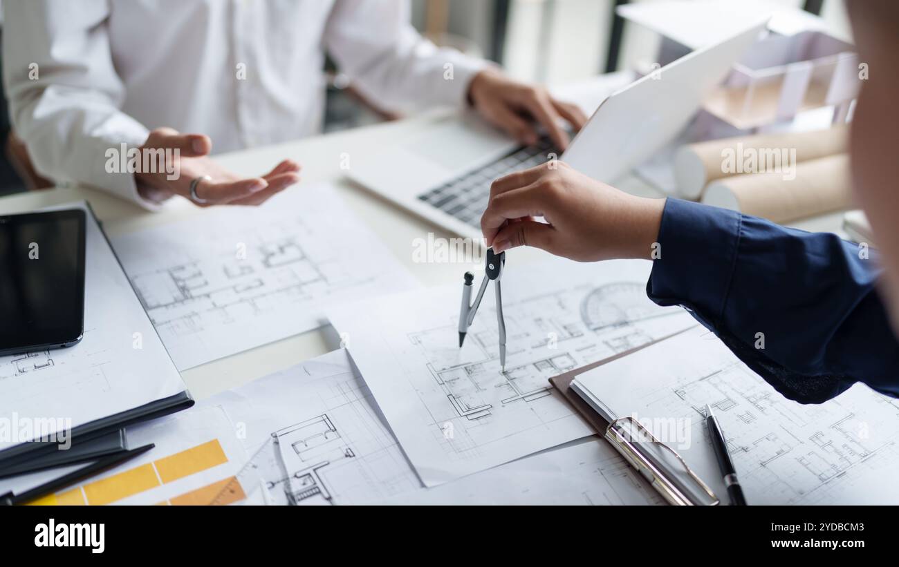 Architecture drawing on architectural project business architecture ...
